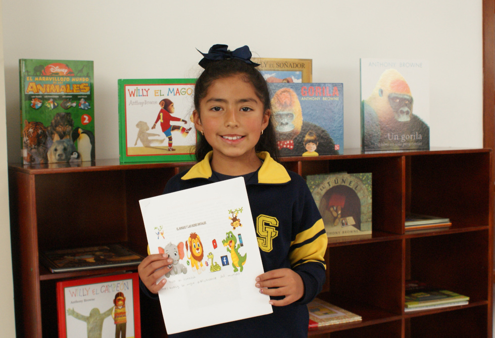 Estudiante de primaria se perfila como escritora – Colegio San ...